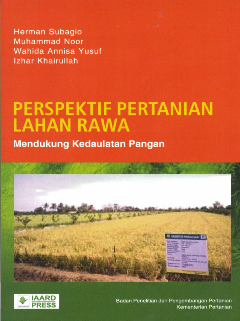 Perspektif Pertanian Lahan Rawa Mendukung Kedaulatan Pangan | PDF