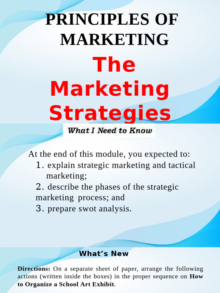 Phases of Strategic Marketing Process | PDF