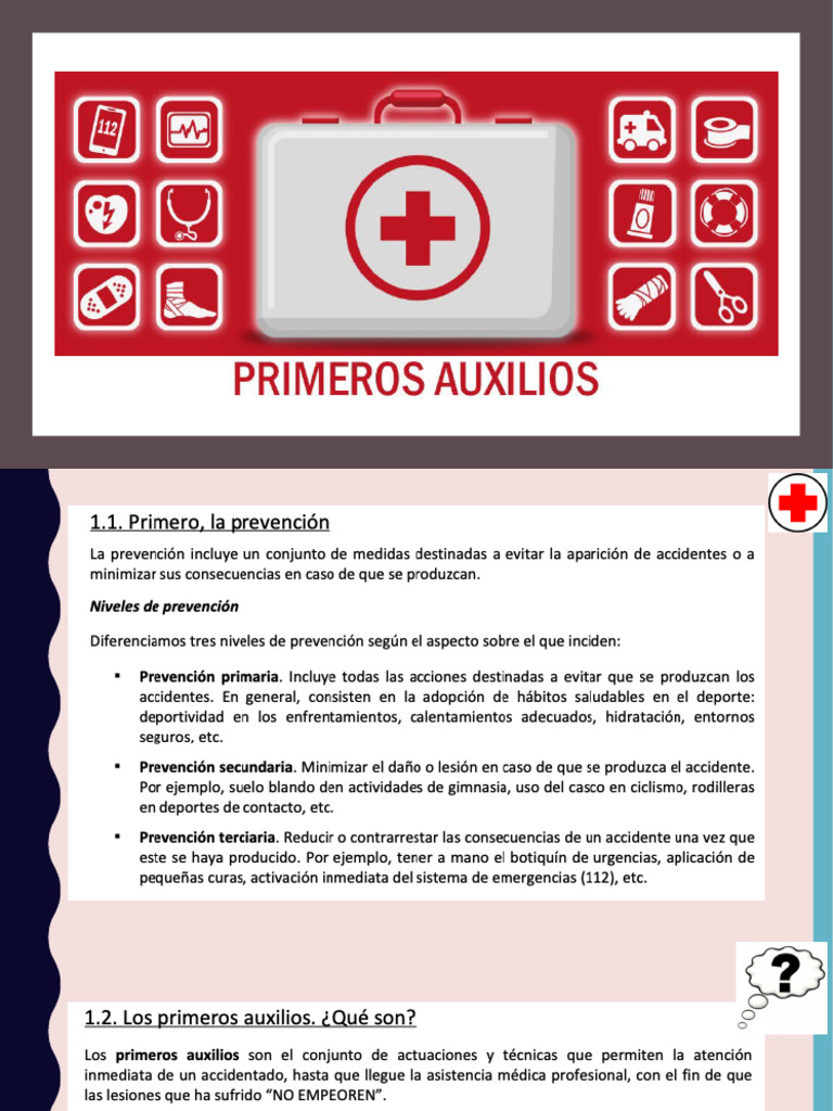 Primeros Auxilios | PDF