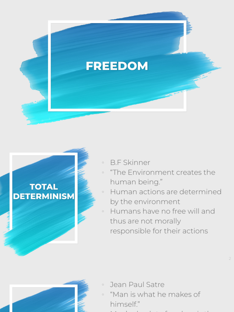 Freedom vs. Determinism: Key Philosophies | PDF