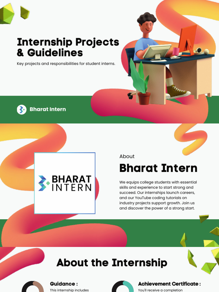 Bharat Intern Full-Stack Web Development Tasks | PDF | Web Development | You Tube