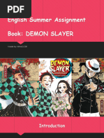 Demon Slayer Anime PowerPoint Template | PDF