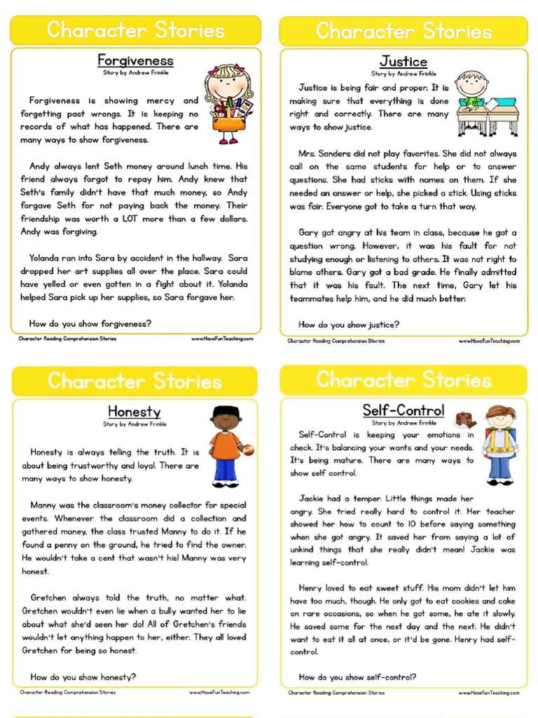 Character Stories | PDF