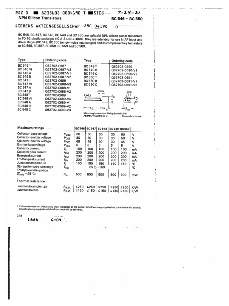 BC550 | PDF