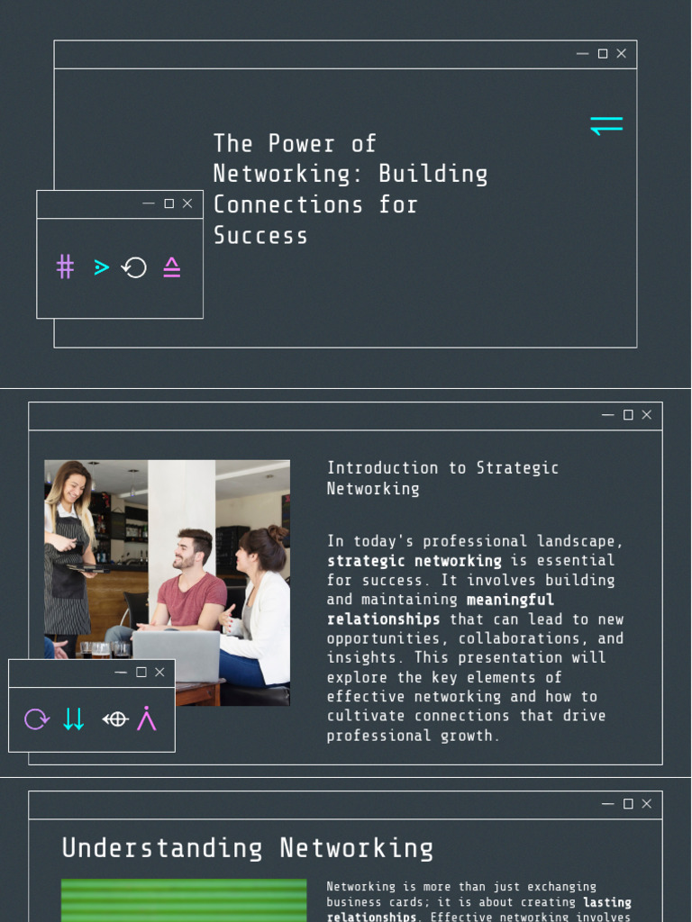 Slidesgo Strategic Networking Cultivating Connections For Professional Success ...