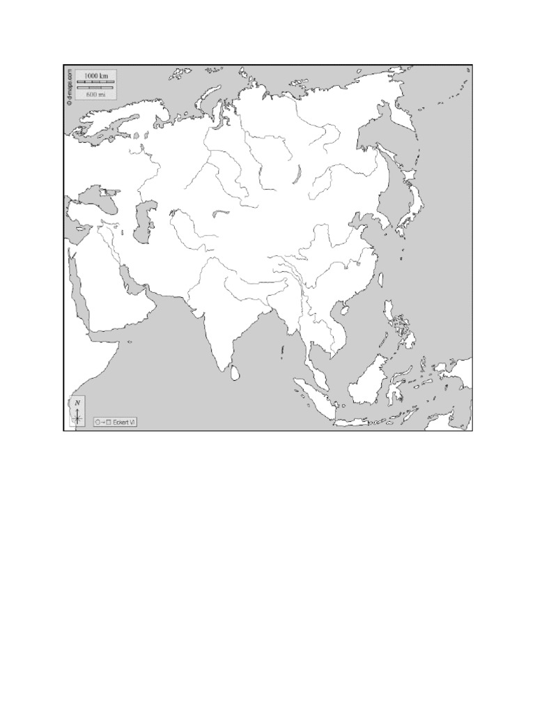 Azija-Slijepe Karte | PDF