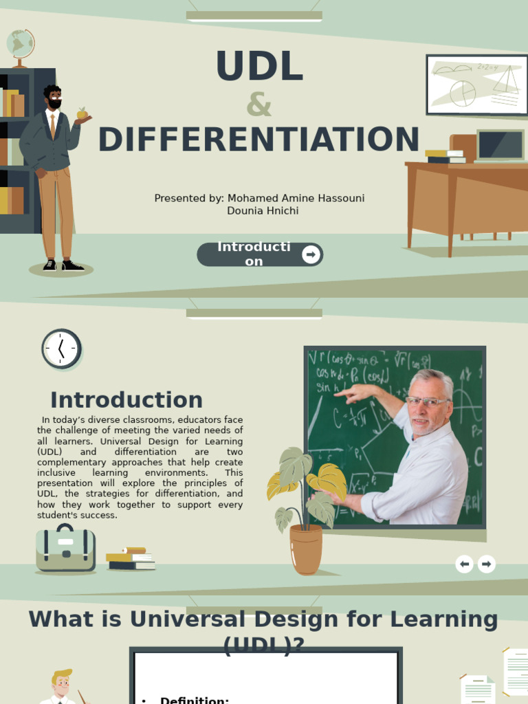 Udl and Differentiation v2 | PDF | Learning | Inclusion (Education)