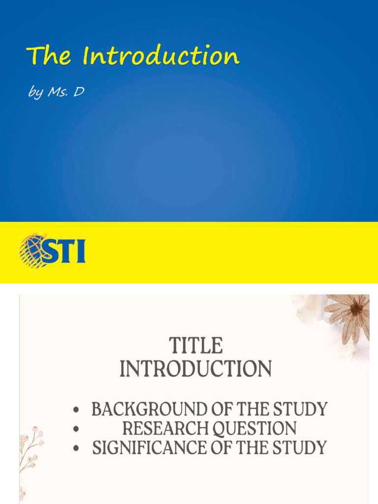 The Introduction Pdf