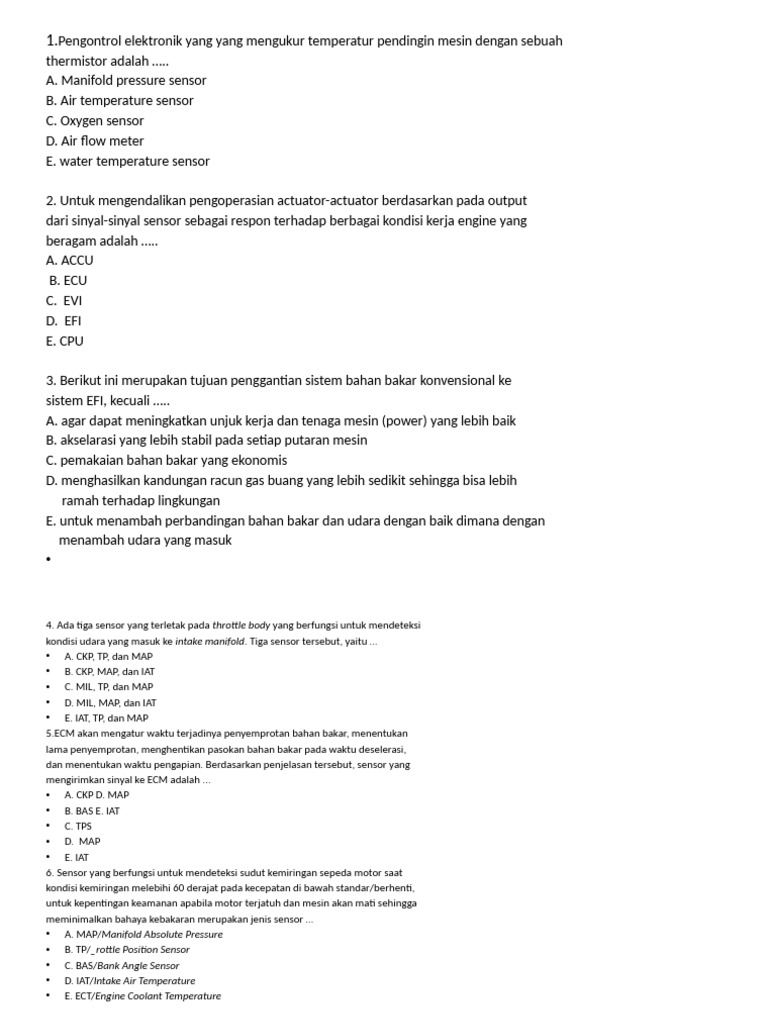 Latihan Soal Mapel Pilihan | PDF