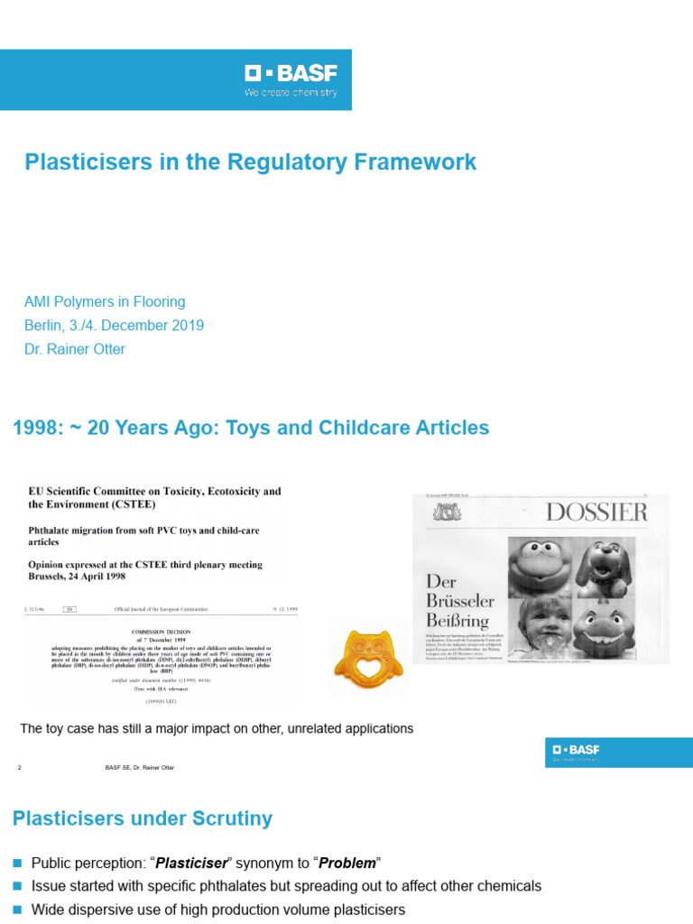 BASF - Plasticizers in The Regulatory Framework - Polymers in Flooring ...