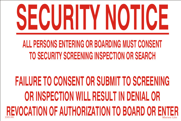 Security Screening Consent Notice | PDF