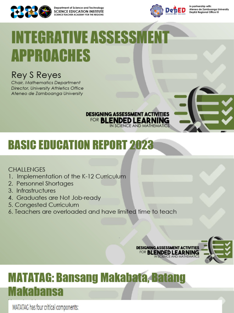 Integrative Assessment PPT Rey Reyes 2 | PDF | Intelligence | Learning