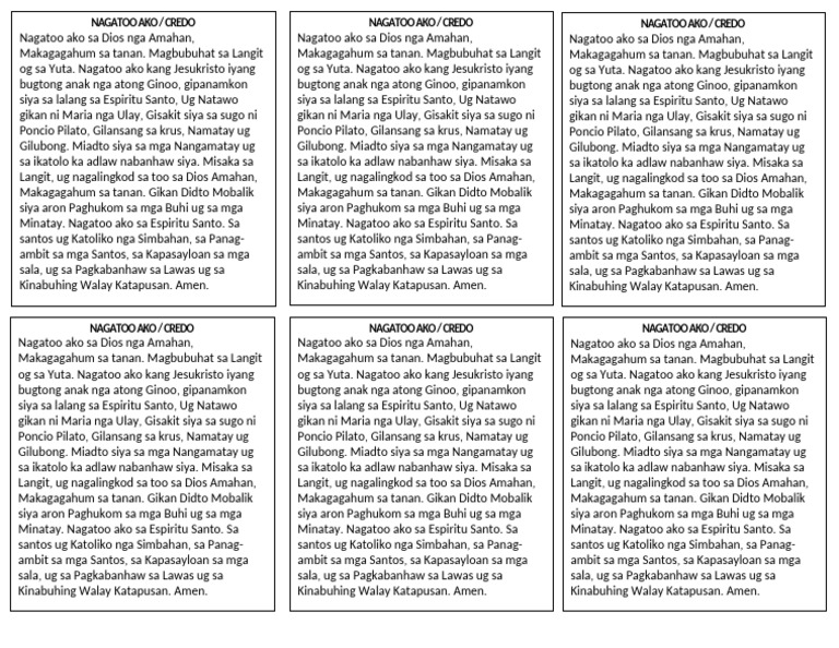 Credo | PDF