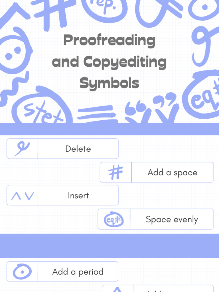 Proofreading and Copyediting Posters | PDF