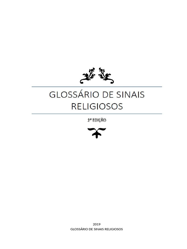 Glossario de Libras Religoso CCB | PDF | Mão | Igreja cristã