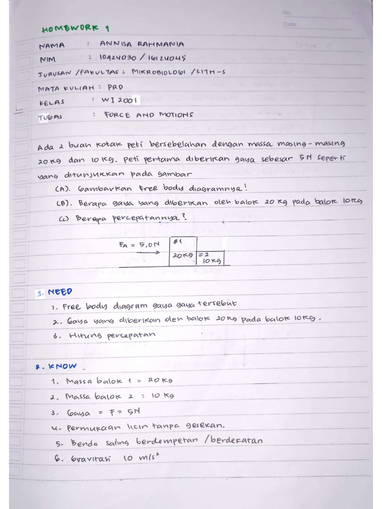 Annisa Rahmania Homework 1 PRD | PDF