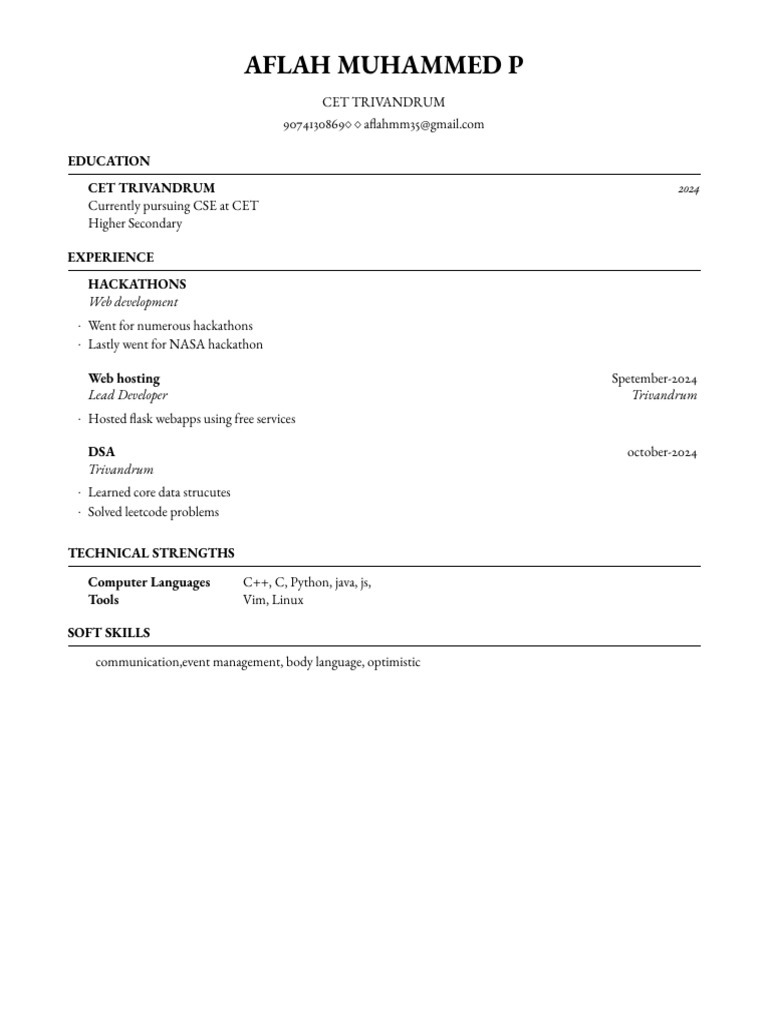 Action Download Template Template Medium Length Professional CV ...