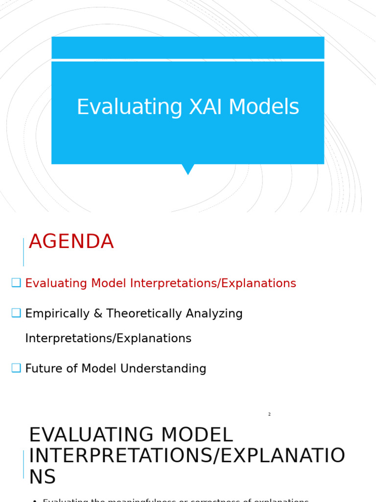 Evaluating XAI Models | PDF | Statistical Classification | Applied Mathematics