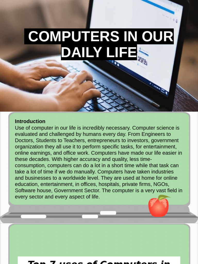 Importance of Computers in Daily Life | PDF | Banks | Automated Teller ...