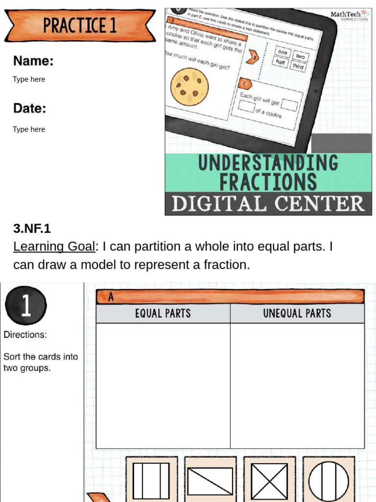 3.NF.1 - Practice 1 | PDF