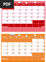 2025 Master Schedule | PDF