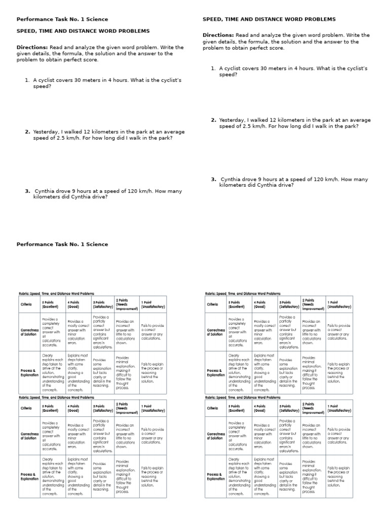 Performance Task No 1 Science | PDF