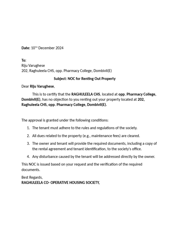 Rental Society Noc Riju | PDF