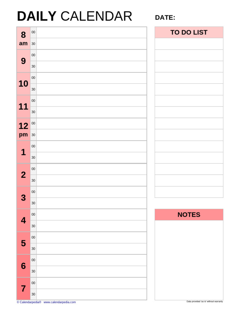 Study Calender | PDF