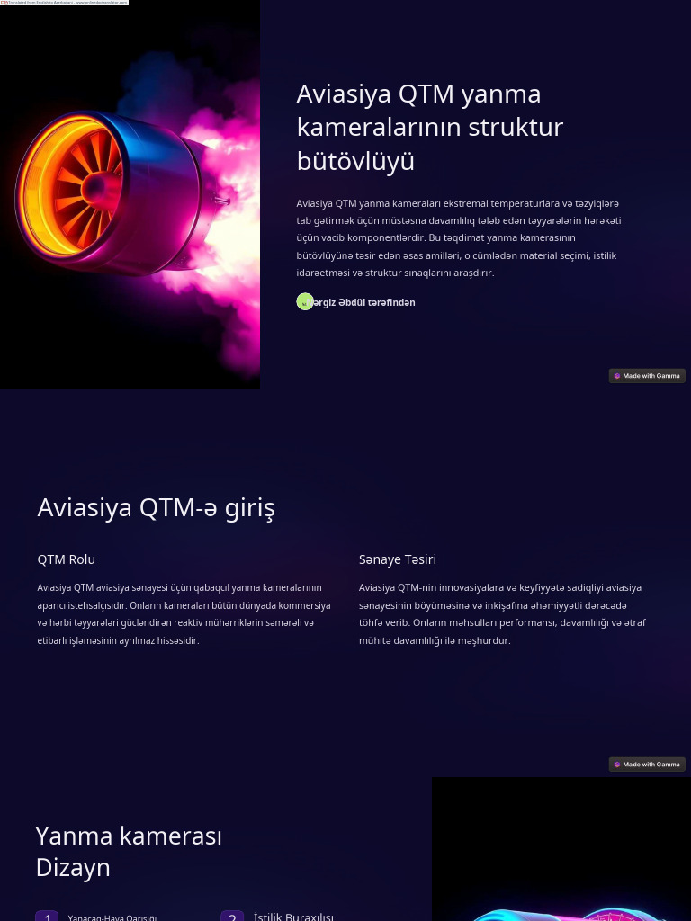 Structural Integrity of Aviasiya QTM Combustion Chambers - En.az | PDF