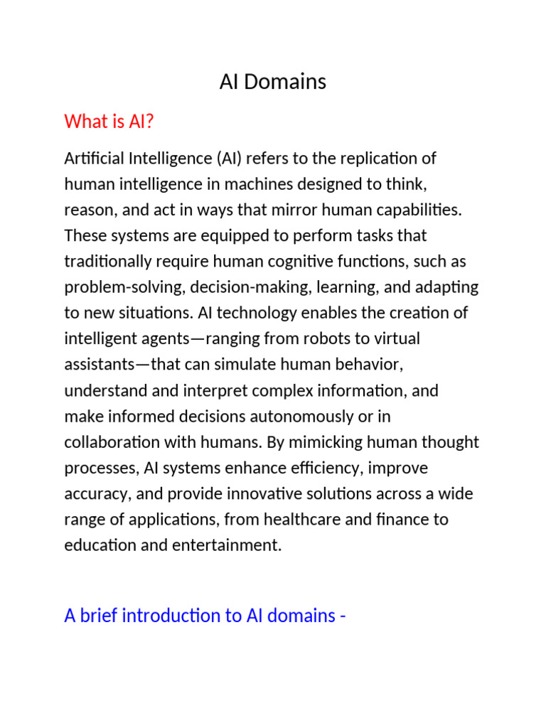 AI Project Work (Class - 10) | PDF | Artificial Intelligence ...