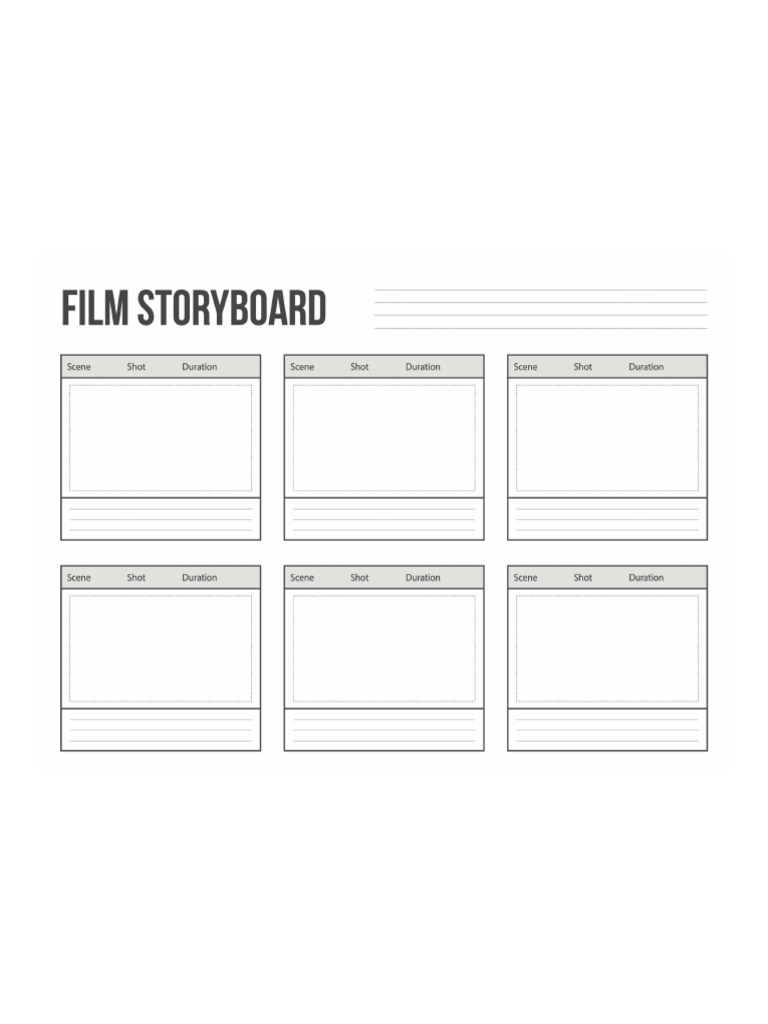 Option 1 Blank Storyboard | PDF