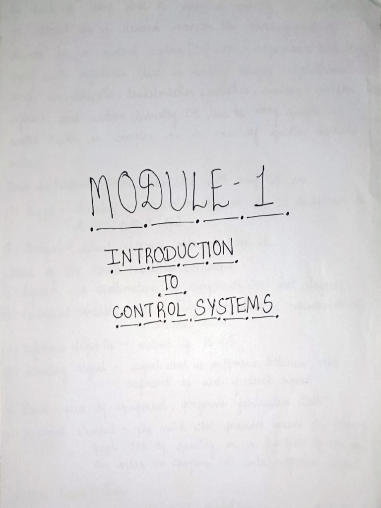 CS Module - 1 | PDF