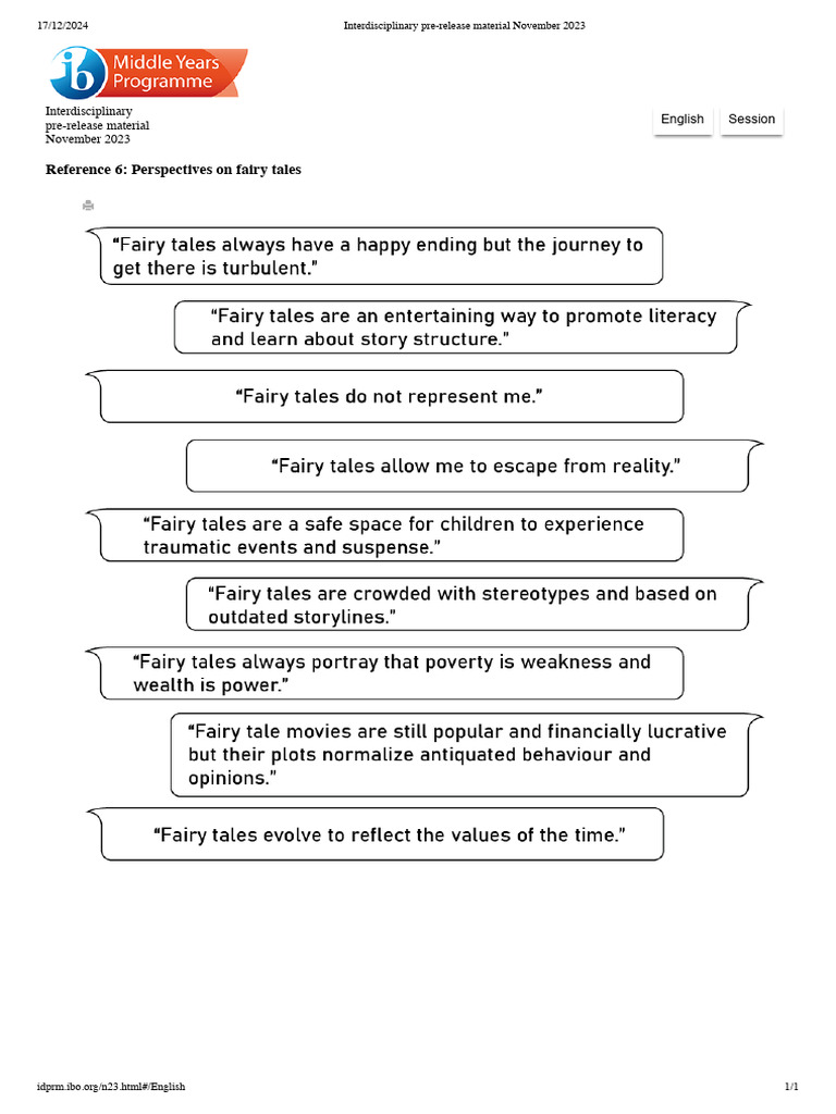 Reference 6-Perspectives On Fairy Tales | PDF
