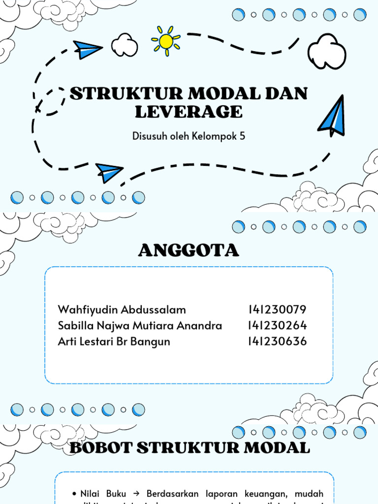 Kel 5 - Struktur Modal Dan Leverage - Compressed | PDF