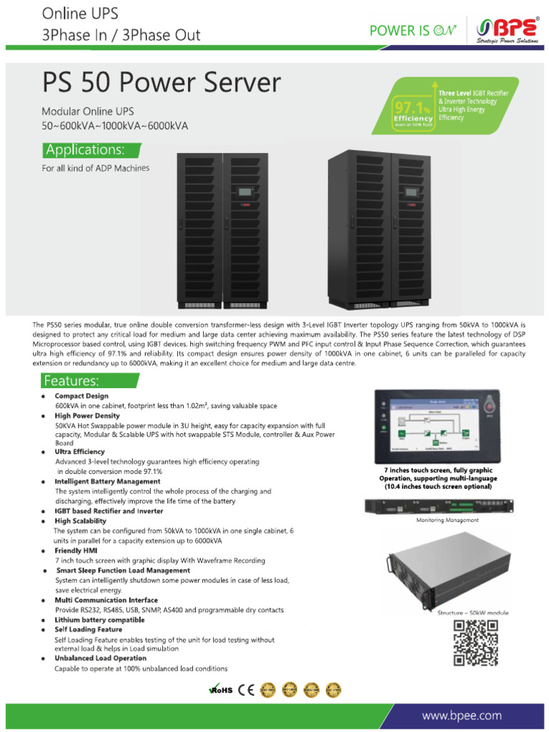 PS 50 Series | PDF