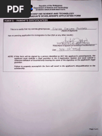 Parent Declaration for GETFund Scholarship | PDF