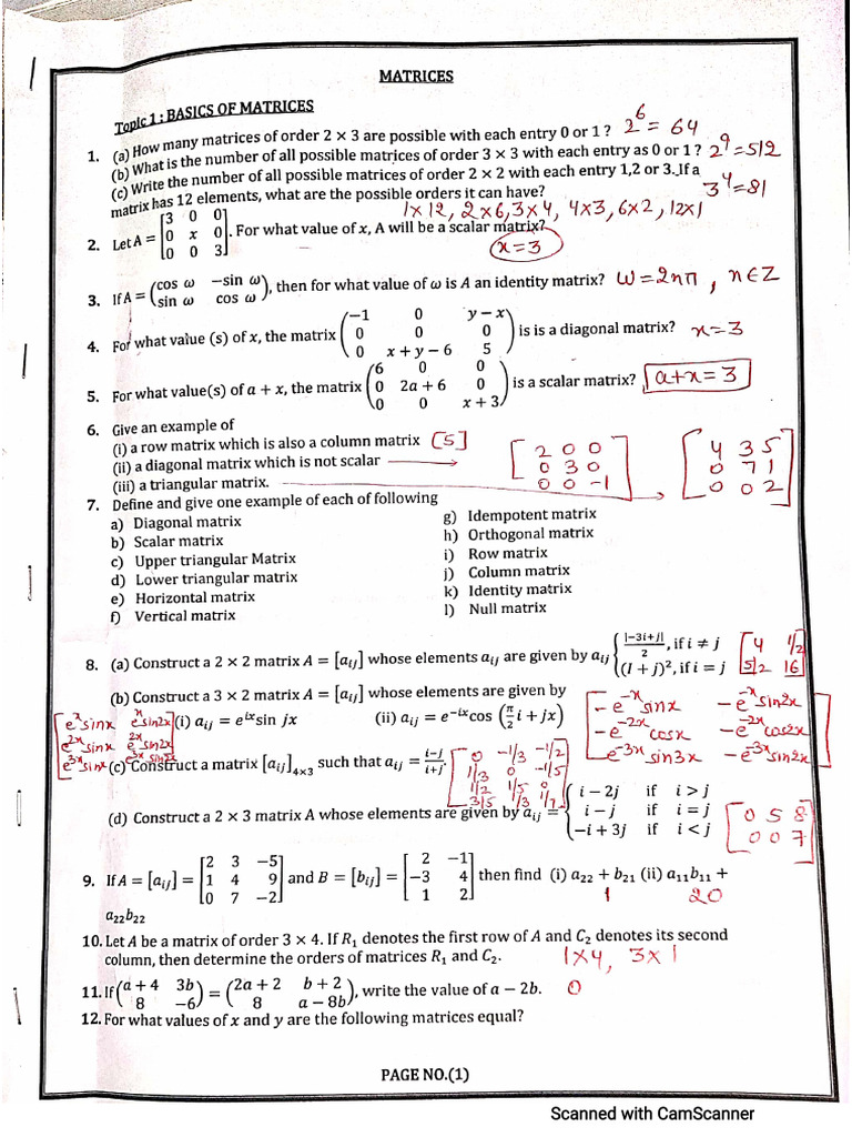 Answers of Topic 1 To Topic 6 Assignment | PDF