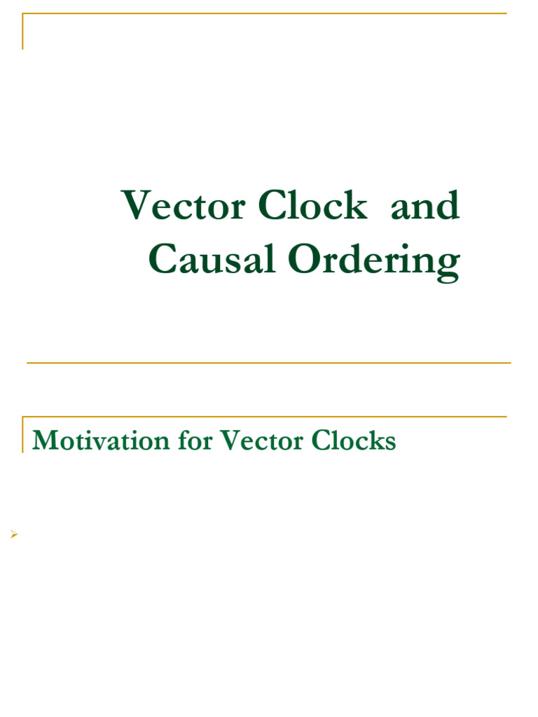 Clocks-And Event Ordering-II | PDF