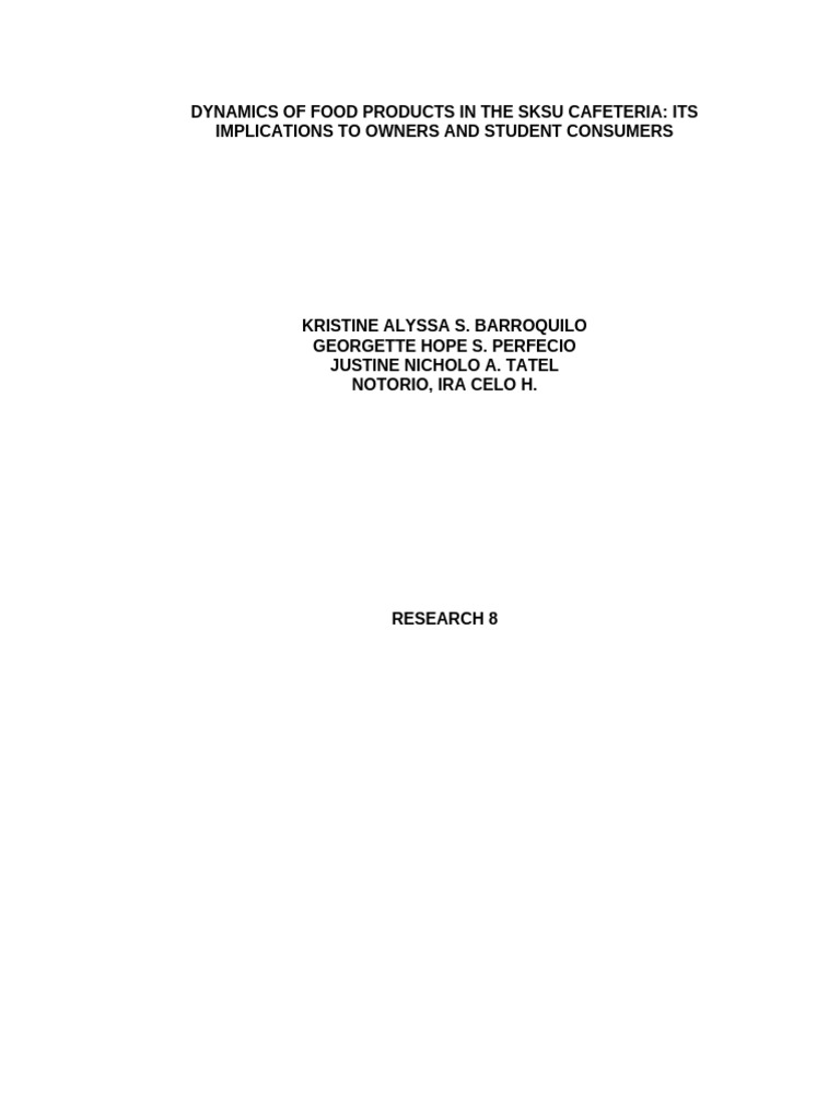 Group 7 Manuscript Rev New | PDF | Sampling (Statistics) | Theory