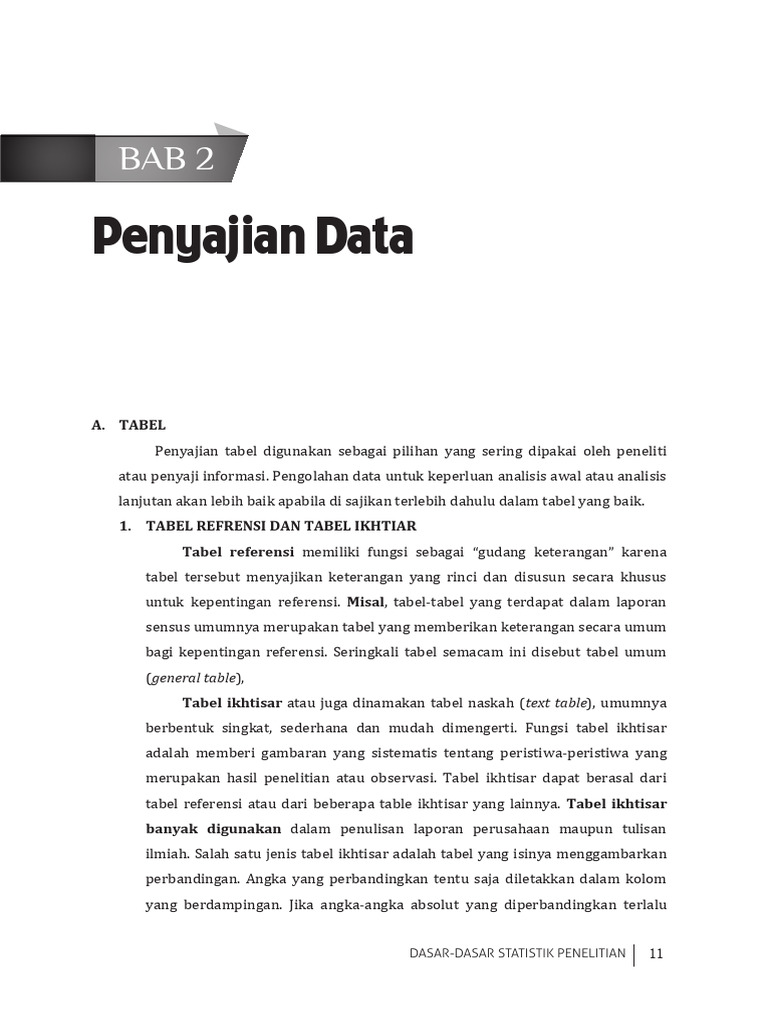 002 Penyajian Data | PDF