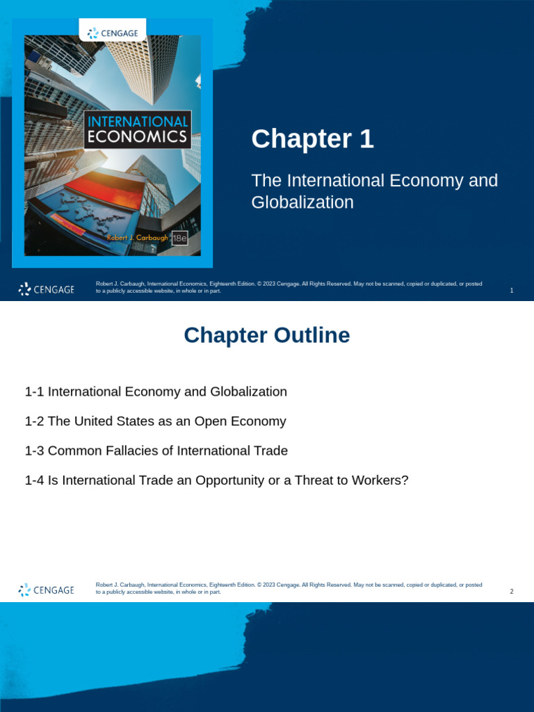 The International Economy and Globalization | PDF | Globalization | International Economics