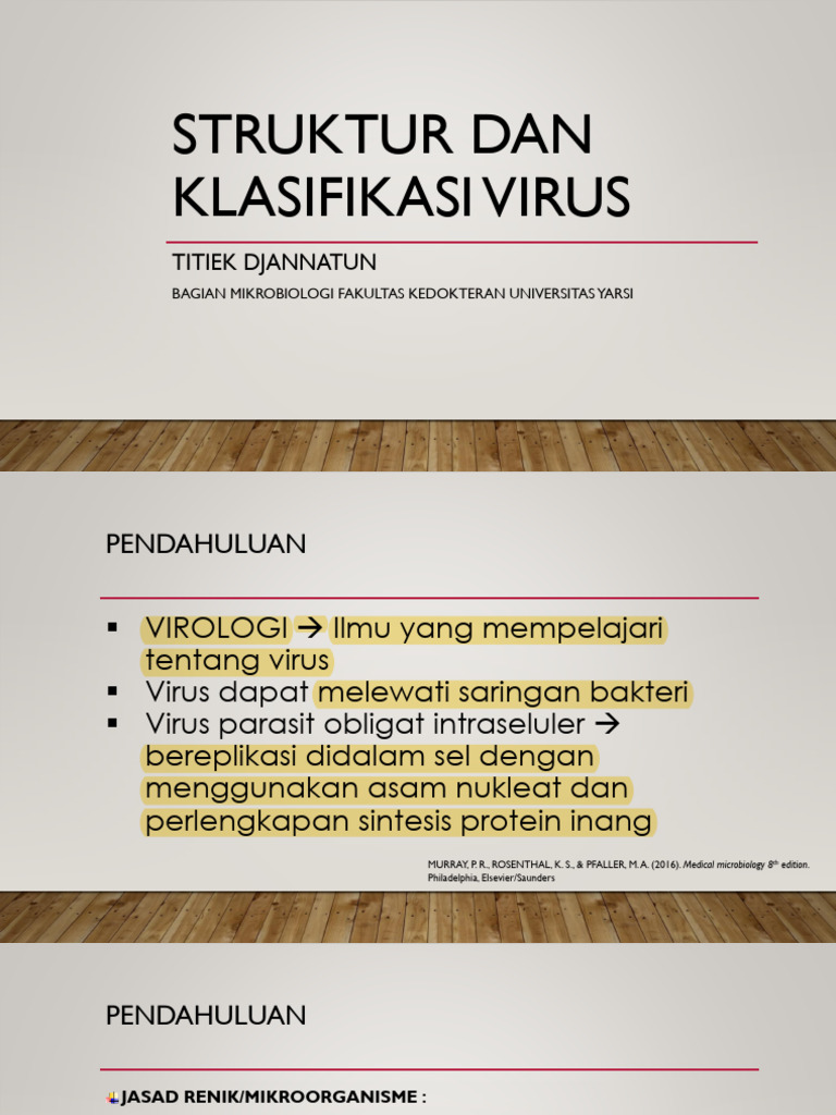 Struktur dan Klasifikasi Virus Mikroba | PDF