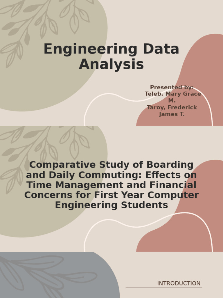 Engineering Data Analysis | PDF | Survey Methodology | Sampling (Statistics)
