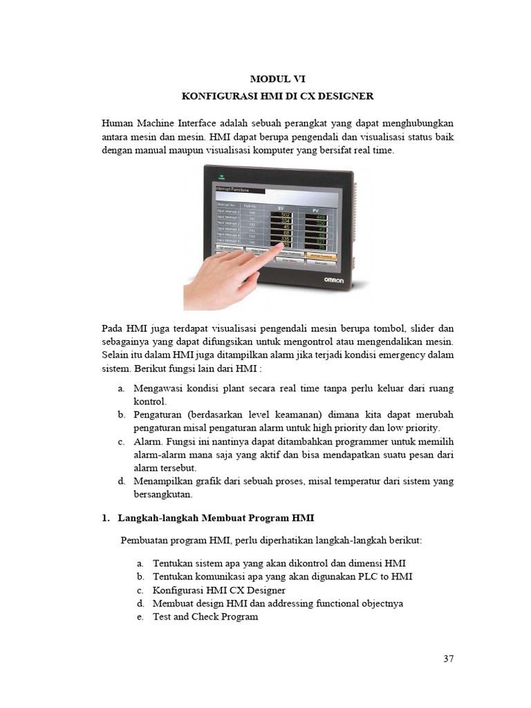 HMI CX Designer | PDF
