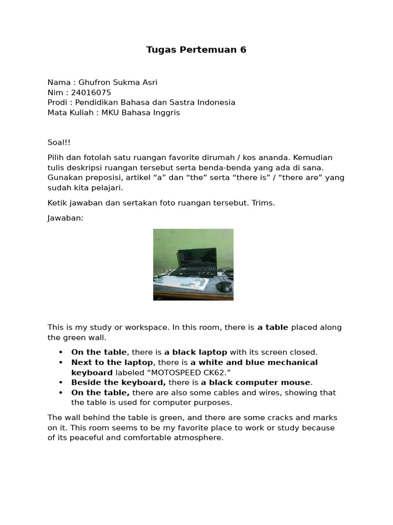 Tugas Pertemuan 6 | PDF