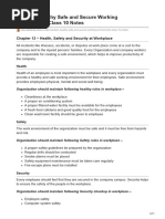 Introduction To Health, Safety and Security at Workplace | PDF | Occupational Safety And Health ...