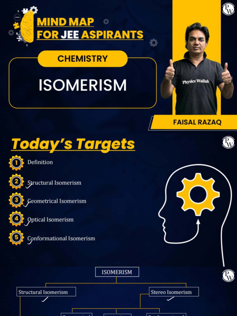 Isomerism _ Class Notes __ Jee Mindmap | PDF