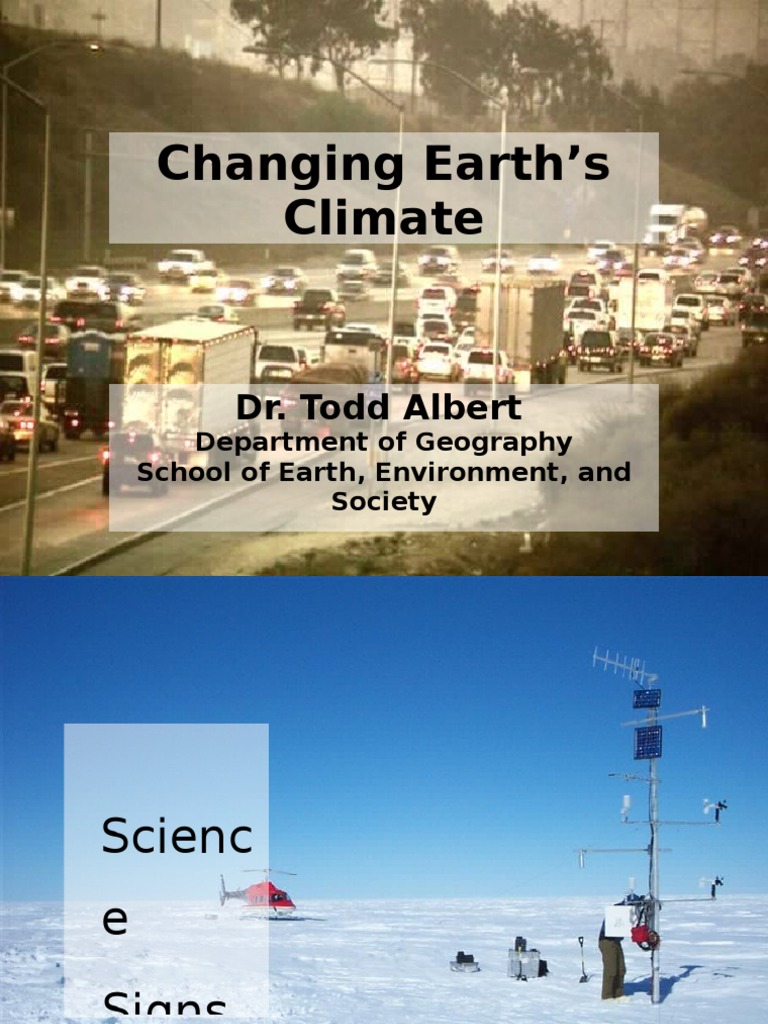 Changing Earths Climate | PDF | Sea Level Rise | Global Warming