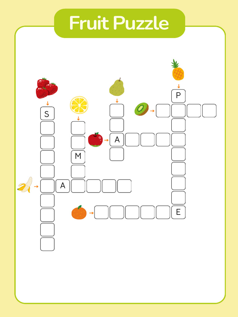 ESL - Grade 1 Worksheet About Fruits | PDF