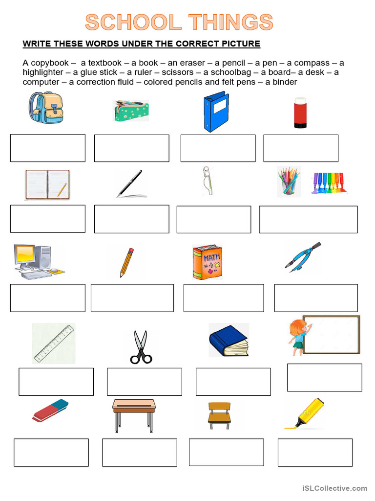 school things | PDF